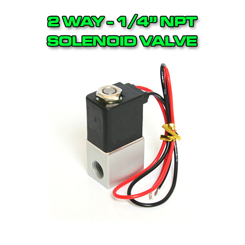 2 Way 1/4" NPT Solenoid Valve – Monster Guts