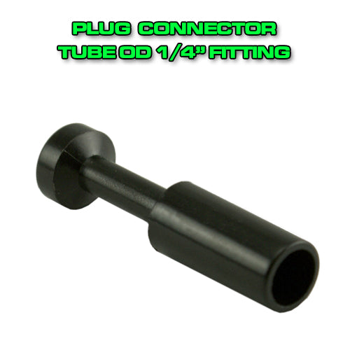 Plug Connector - OD 1/4" Tube Fitting – Monster Guts